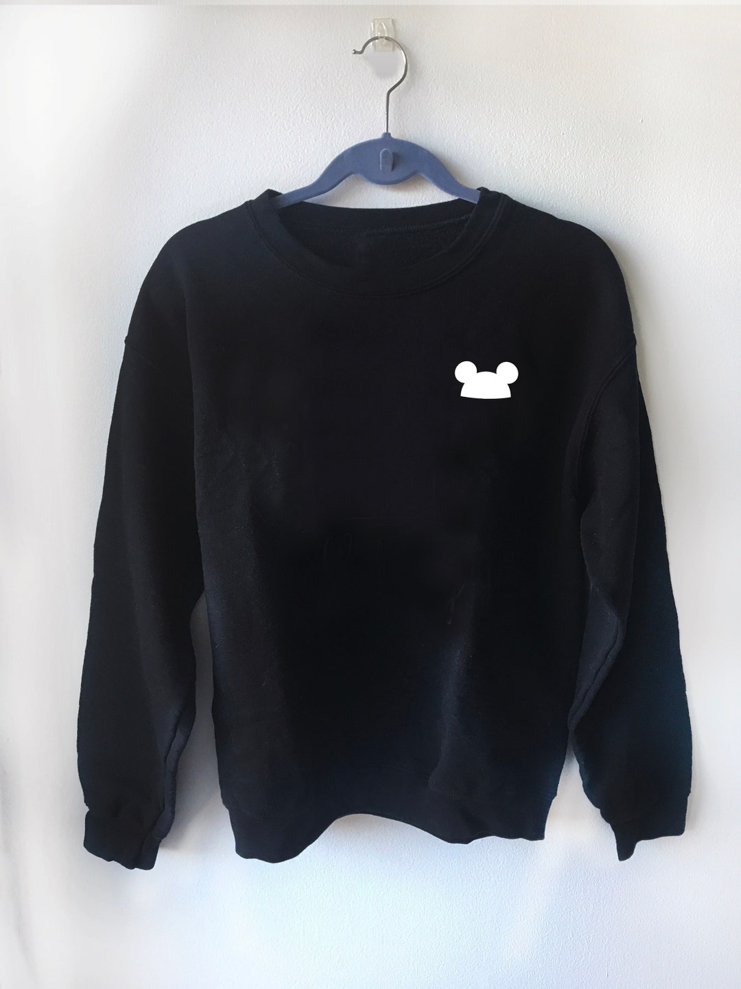 Mouse Ears Sweatshirt, Theme Park Sweater, Mouse Graphic Sweater, Gift ...