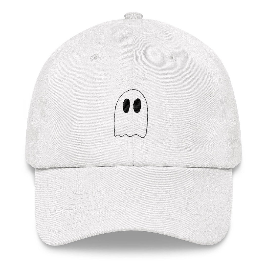 Ghost Dad Hat, Ghost, Baseball Cap, Dainty Dad Hats, Embroidered Hat, Halloween, Halloween ...