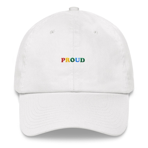 Pride Baseball Cap Proud Rainbow Rainbow Colors Pride Hat | Etsy
