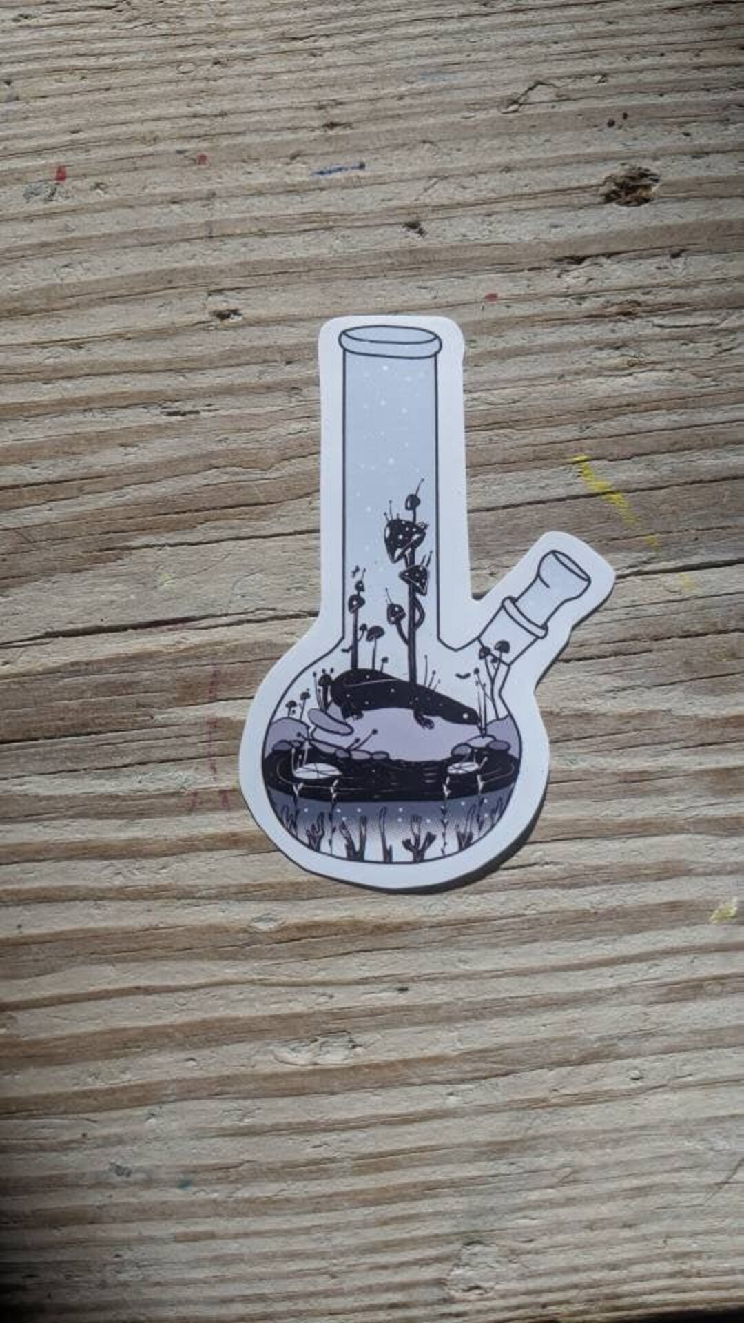 Newt Sticker , Salamander Sticker, Bong Sticker,stoner Sticker ...
