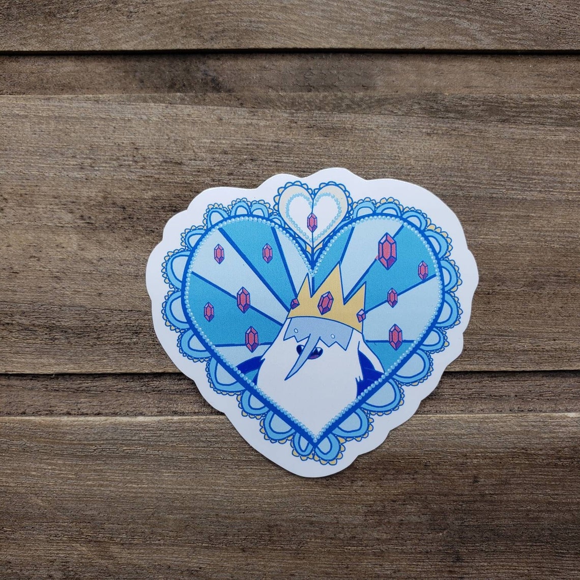 Ice King Sticker Ice King Adventure Time Stickeradventure - Etsy