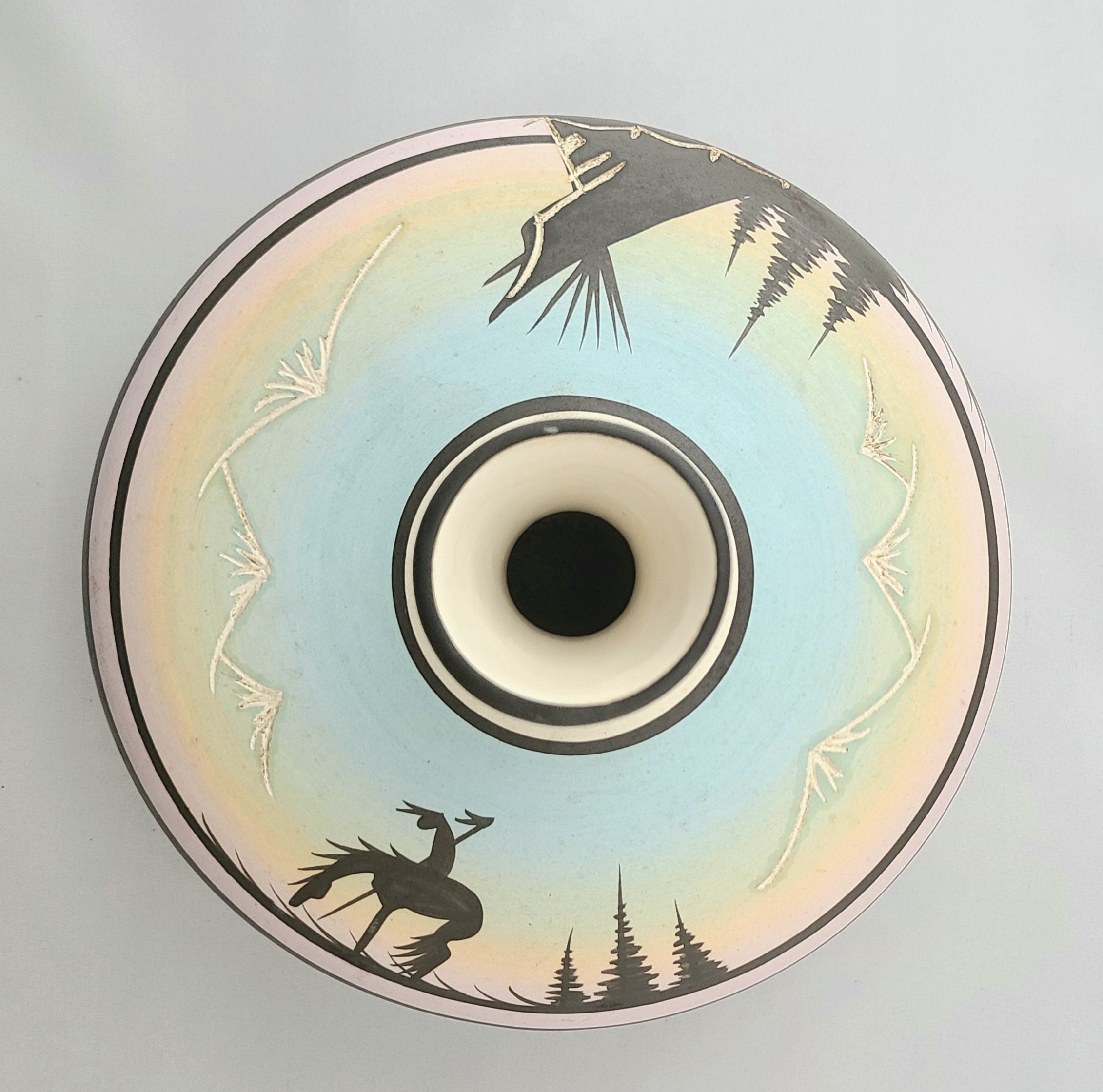 Navajo Pottery Vase by Elsie Yazzie - Etsy