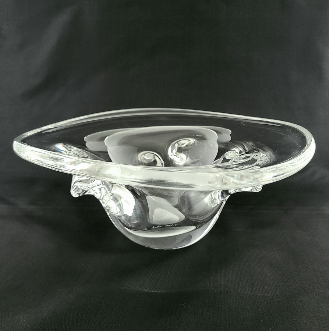 James Kingwell Ice Fired and Numbered Glass Bowl - Etsy