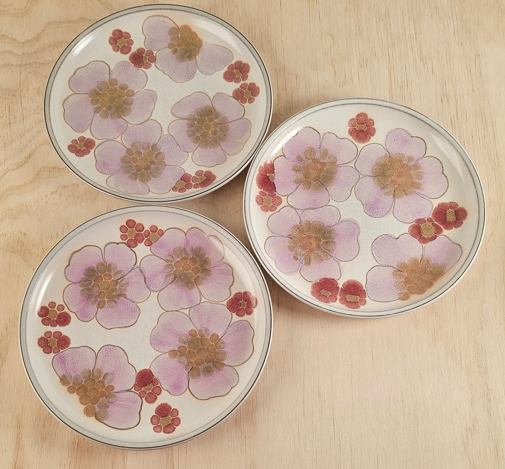 Denby Gypsy Vintage Stoneware Ceramic Decorative Floral Dinnerware Set ...