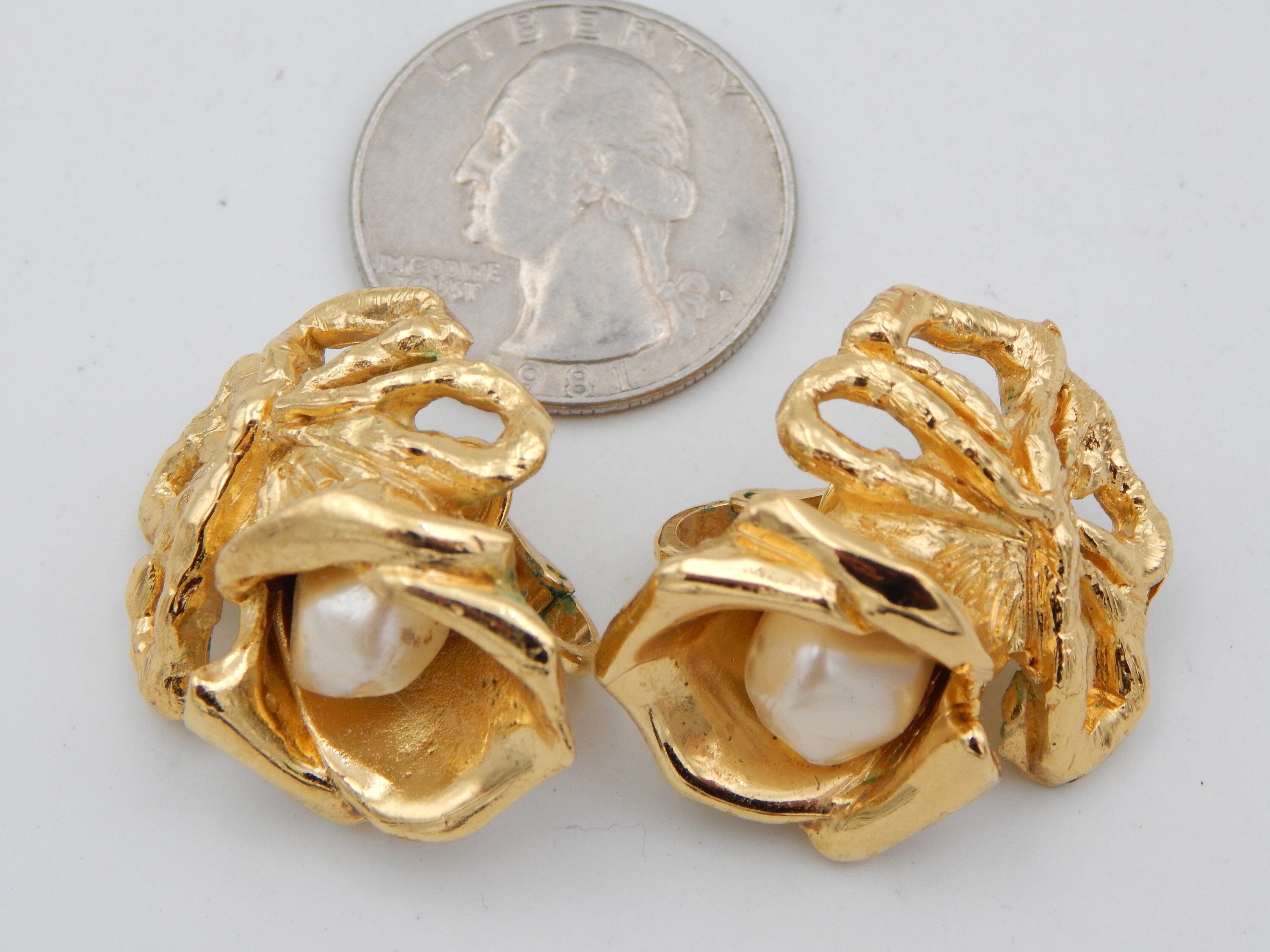 TRIFARI Jonathan Bailey Organic Pearl Earrings - TLC - Etsy