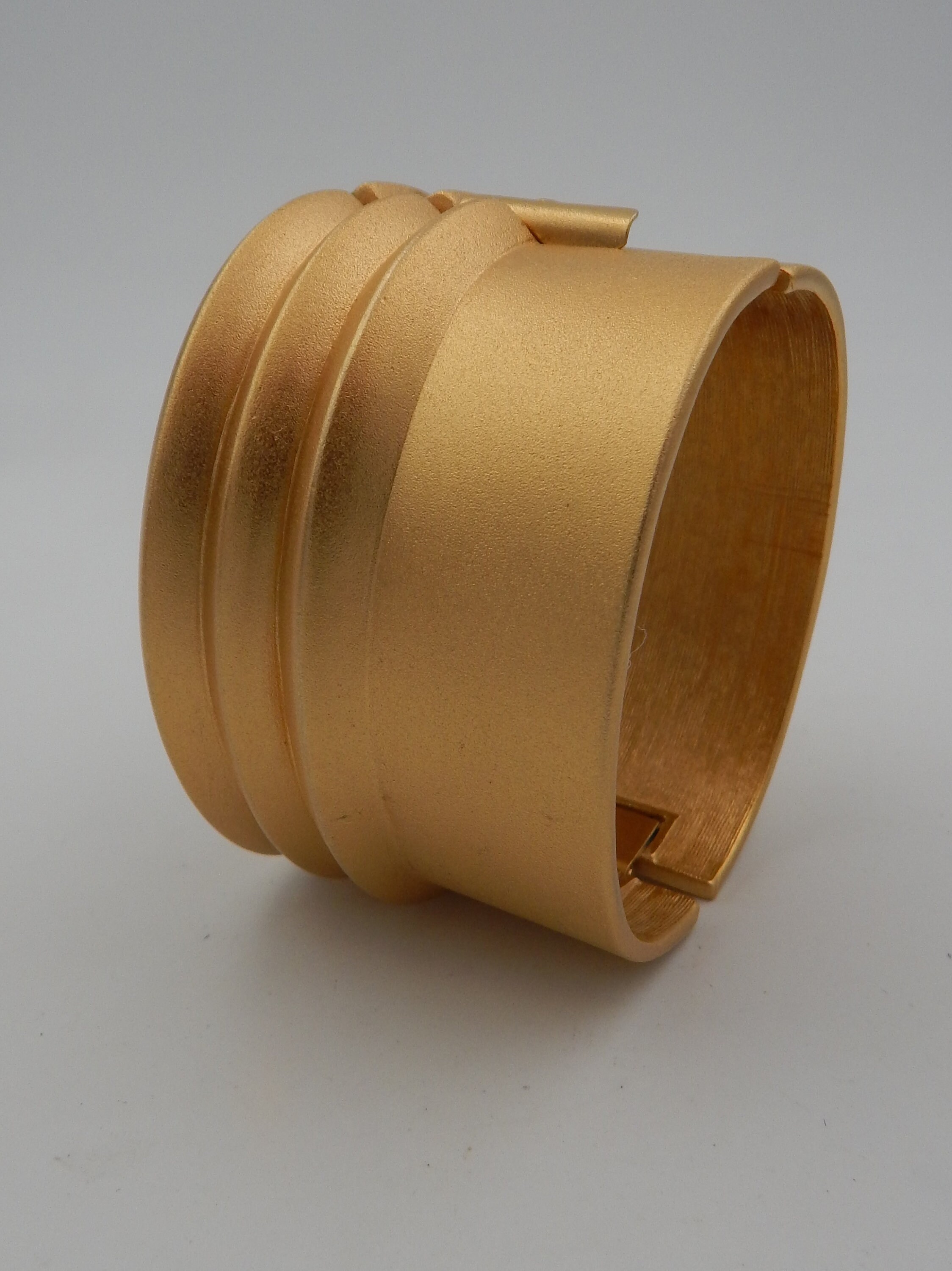 MONET Cuff Abstract Statement Piece Muted Gold - Etsy