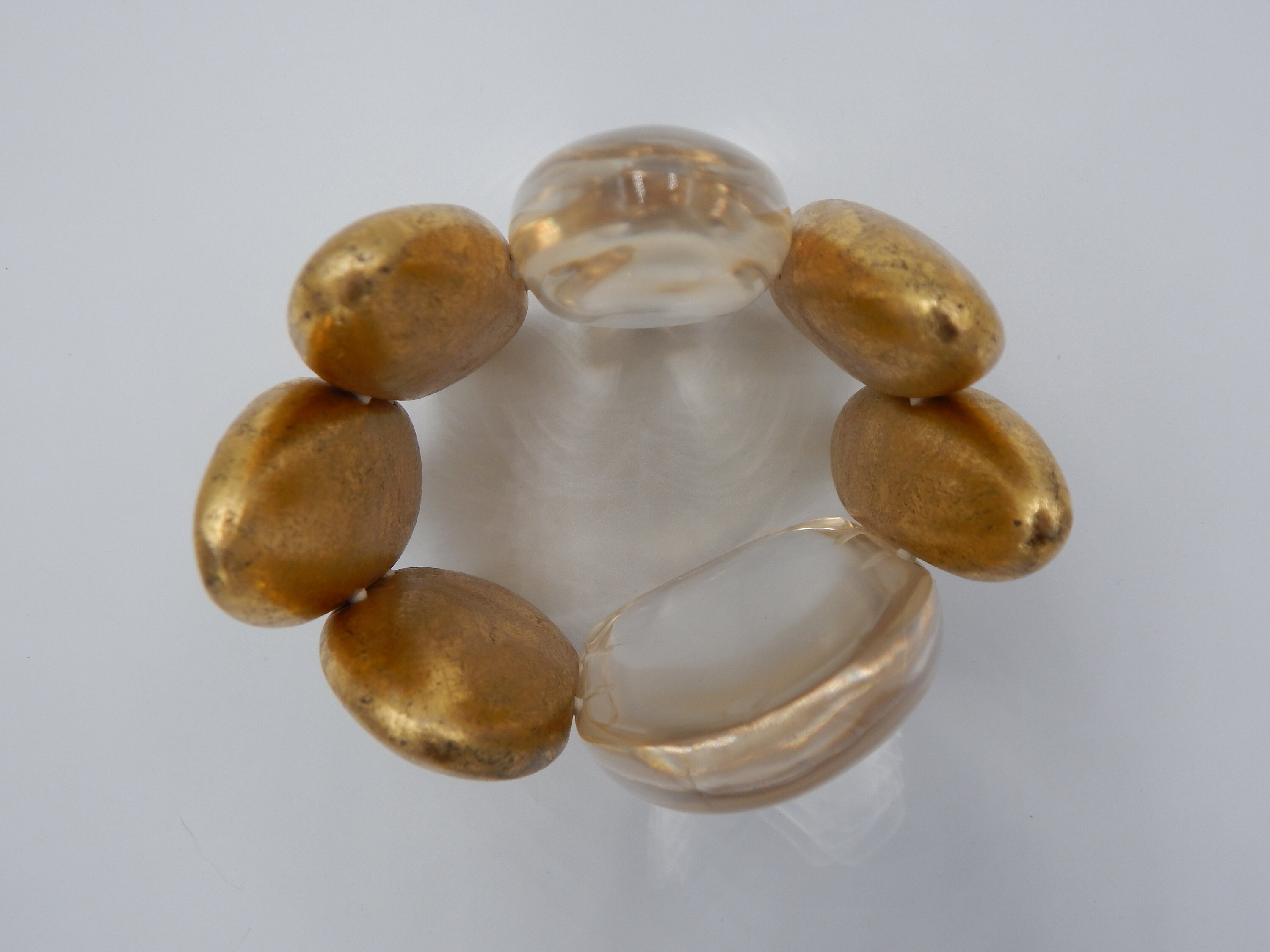 MONIES Gerda Lynggaard Lucite Gold Bracelet Statement Drama - Etsy