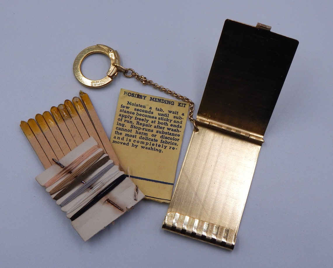 NAPIER Hosiery Mending Sewing Kit Keyring - Unusual Cherished Treasure ...