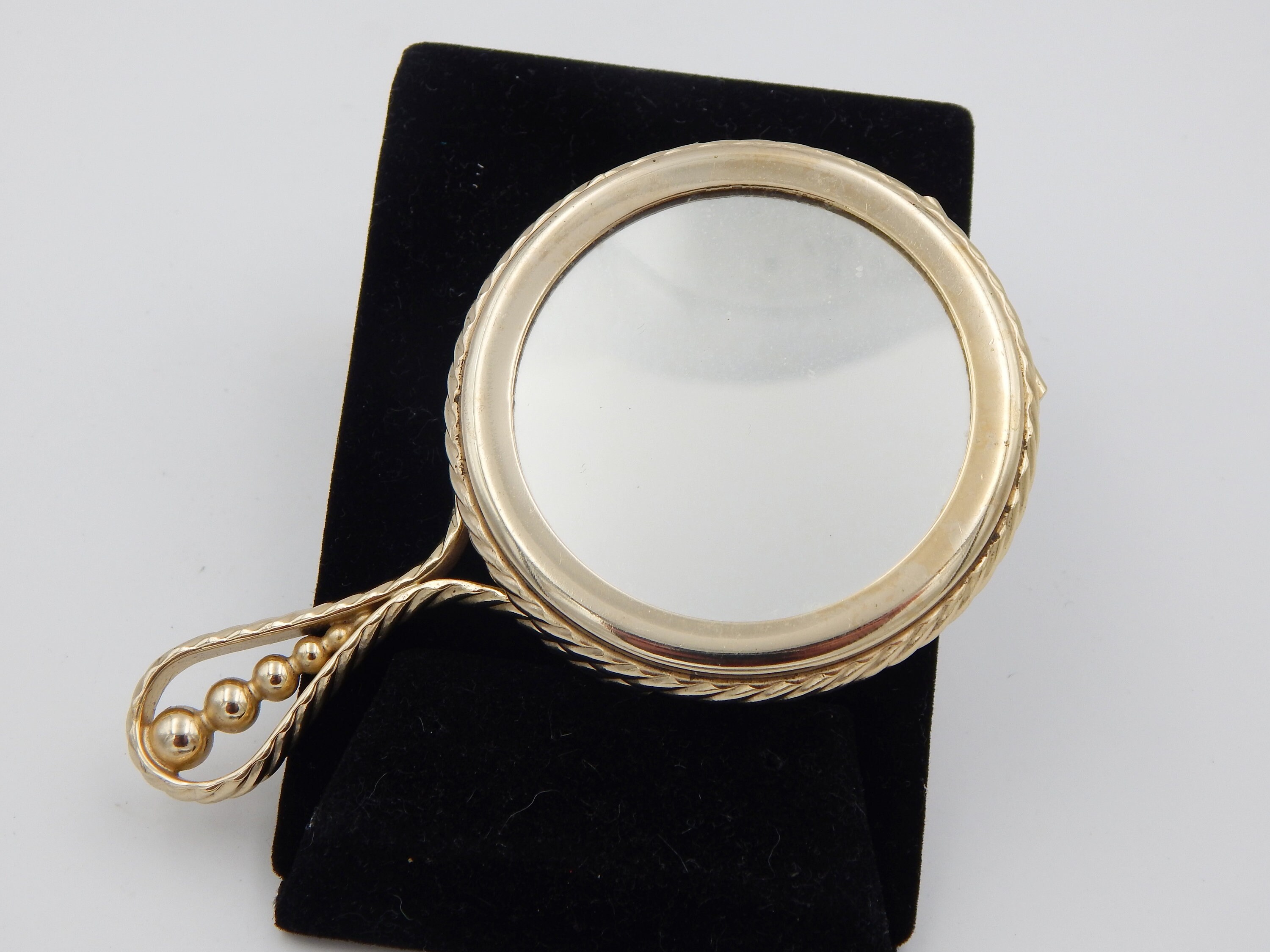 NAPIER Powder Compact Hand Mirror Design - 1950 - Etsy