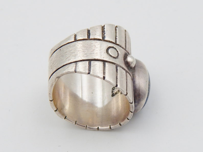 RAPUL CANO Blue Lapis 925 Ring Mexico Beauty - Etsy