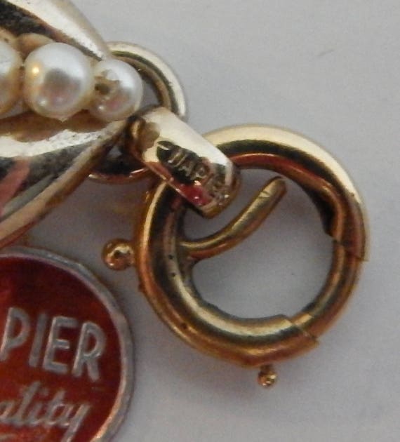 NAPIER Pearl Gold Wash Necklace - Original Hang Tag 1… - Gem