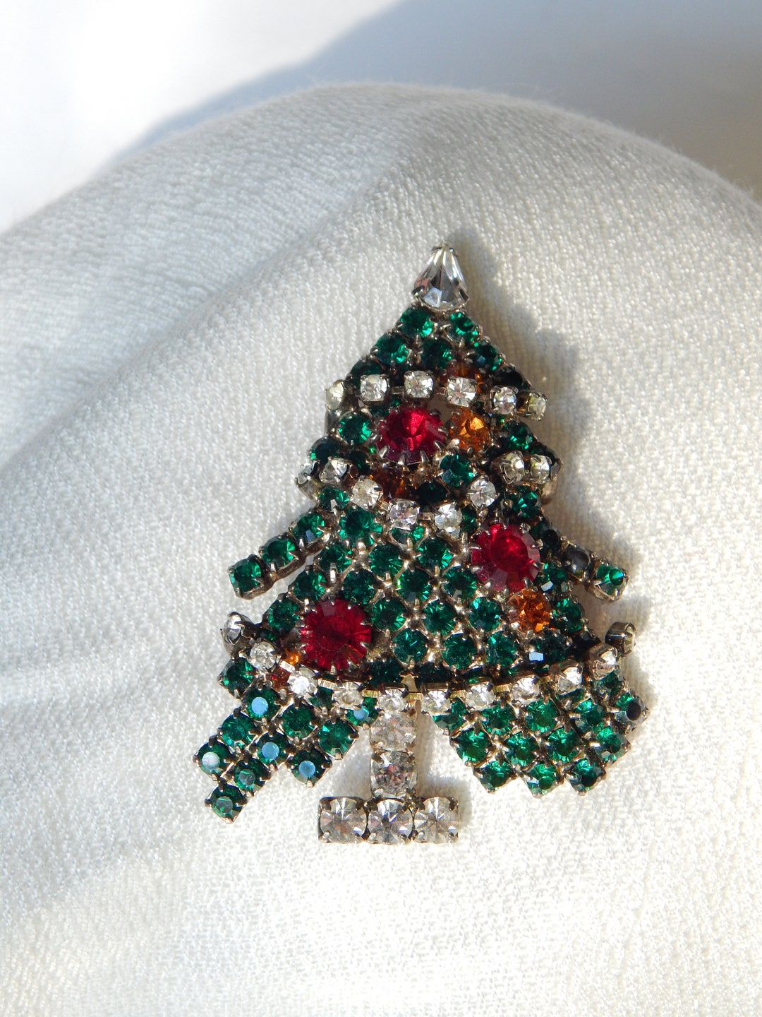KJL Kenneth Lane Pin de árbol de Navidad Diamantes de imitación ...