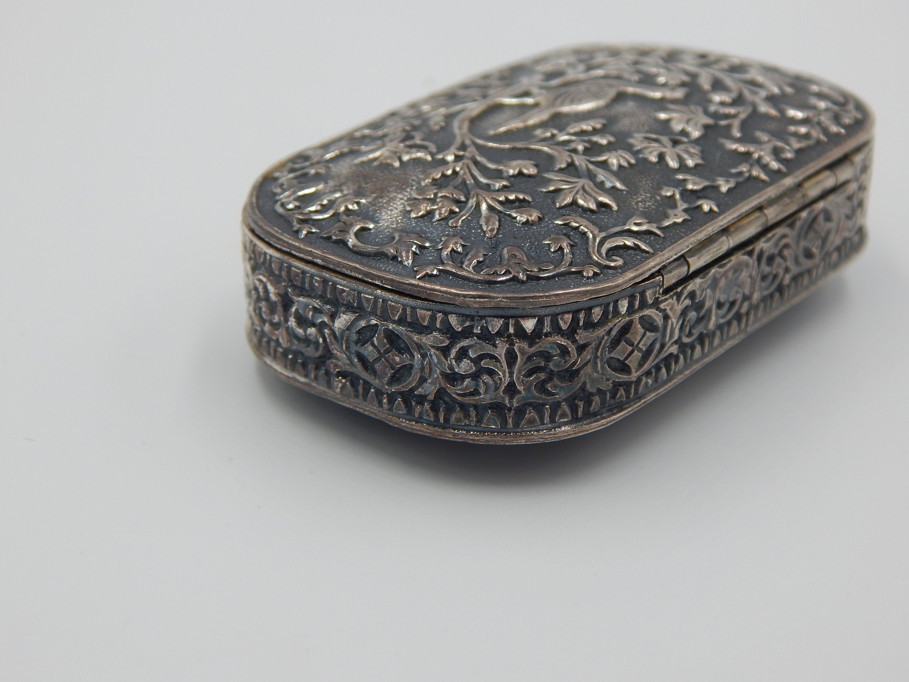 NAPIER Repousse Style Trinket Box Peasant Butterflies Nature - Etsy