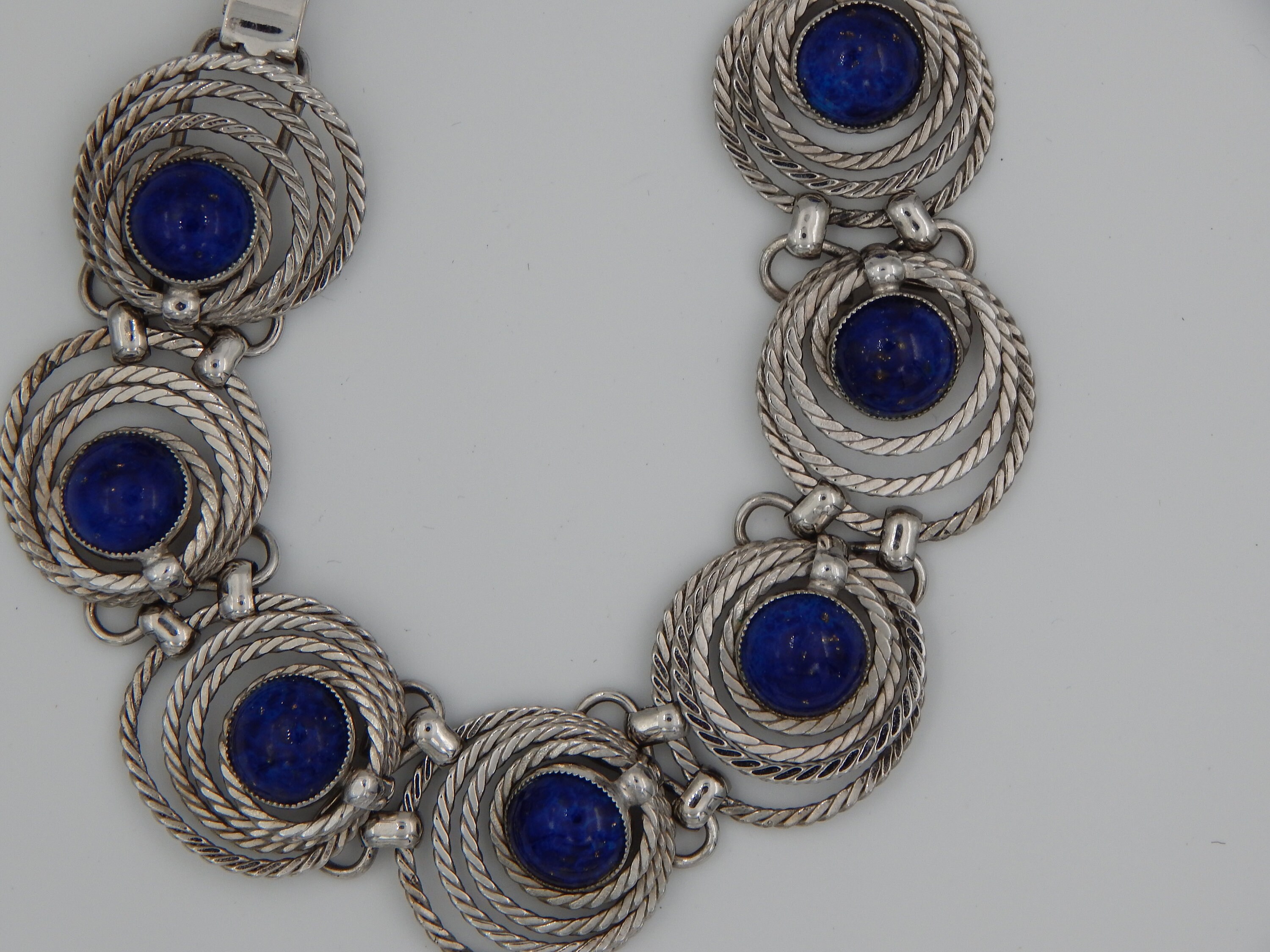 NAPIER Blue Lapis Concentric Retro Bracelet 1968 Jewel - Etsy