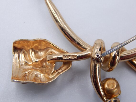 NAPIER Figural Thespian Man Pin Brooch - Marvelous Gem - Gem