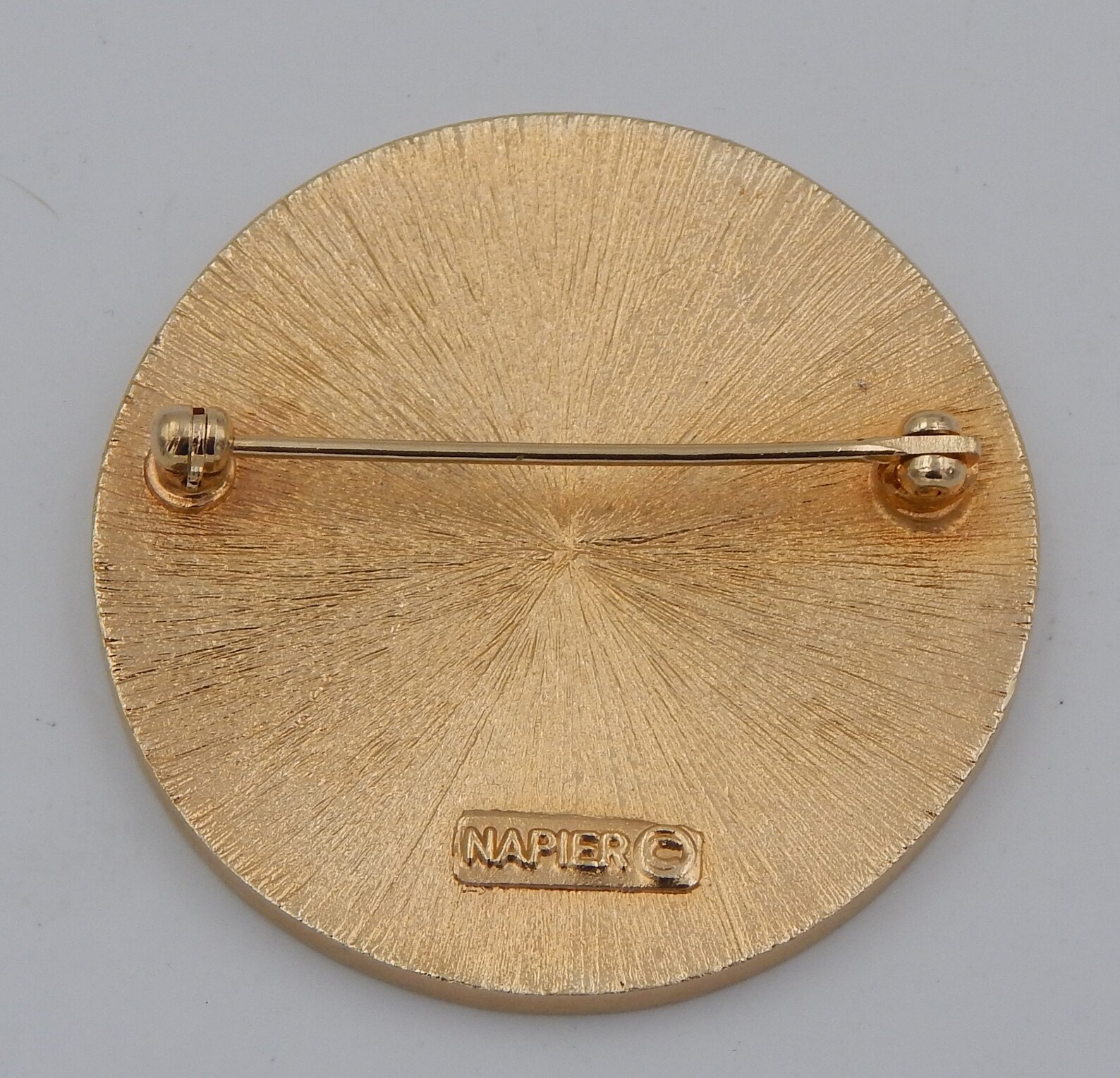 NAPIER Orange Fruit Slice Pin Brooch 1960 Book Piece - Etsy