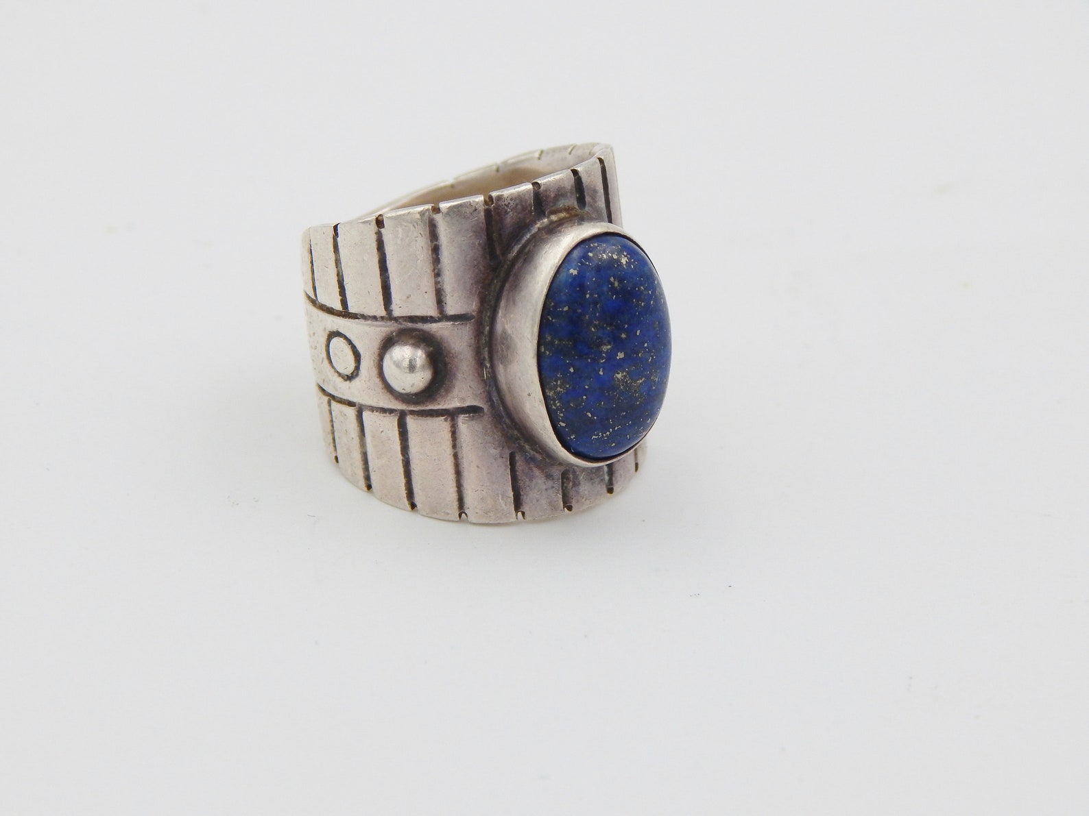 RAPUL CANO Blue Lapis 925 Ring Mexico Beauty - Etsy
