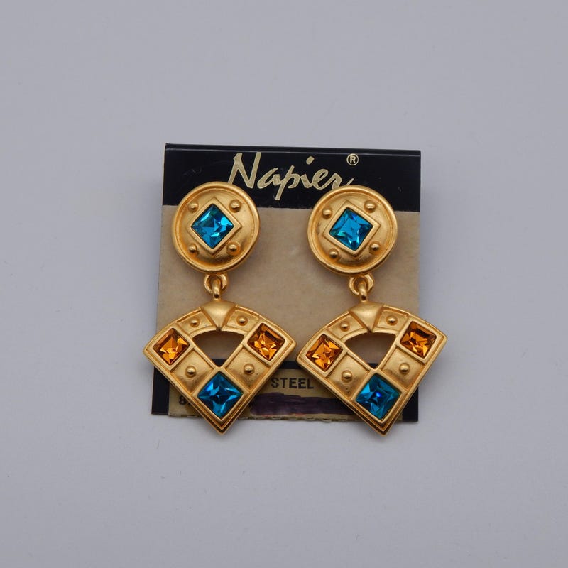 Napier Byzantine Earrings - Etsy