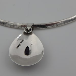 BEA TOM Amethyst Sterling Silver Pendant Necklace - Stunning - Etsy