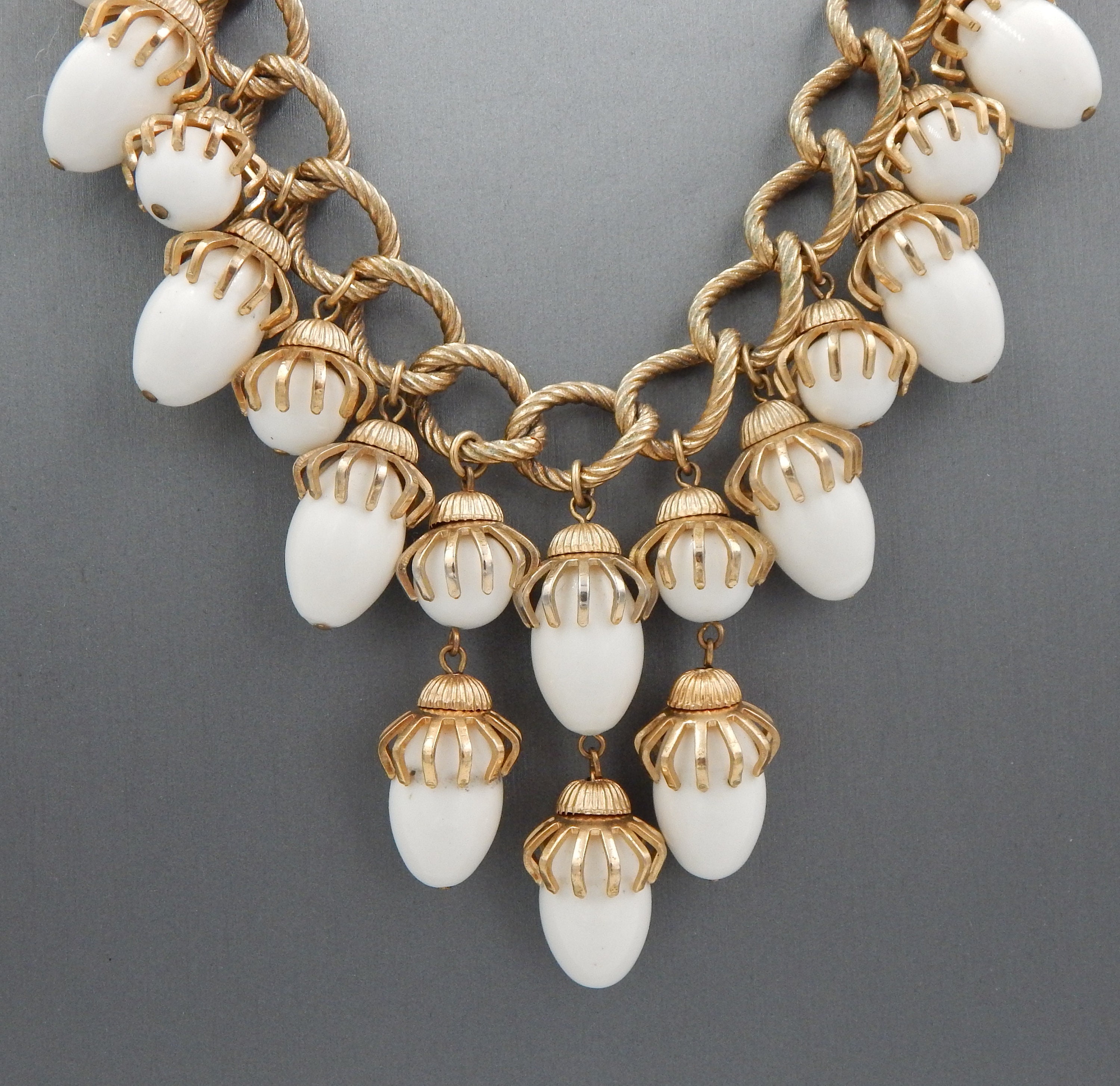 NAPIER Acorn Charm Necklace - Lucite - Etsy