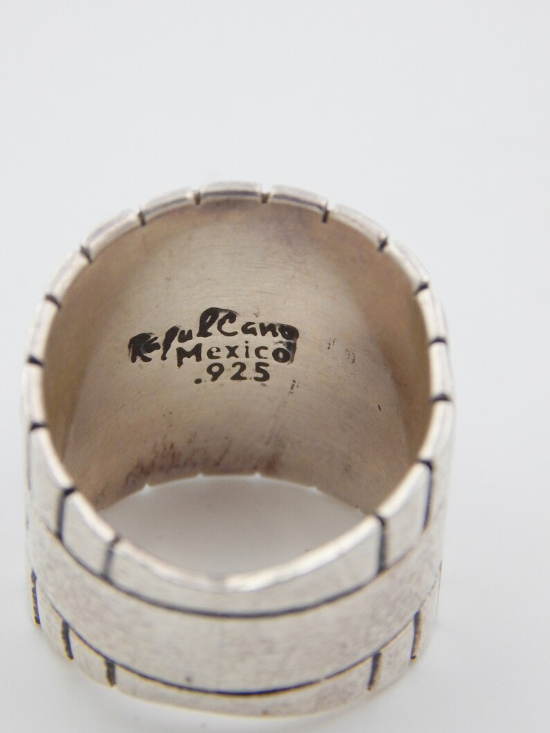 RAPUL CANO Blue Lapis 925 Ring Mexico Beauty - Etsy