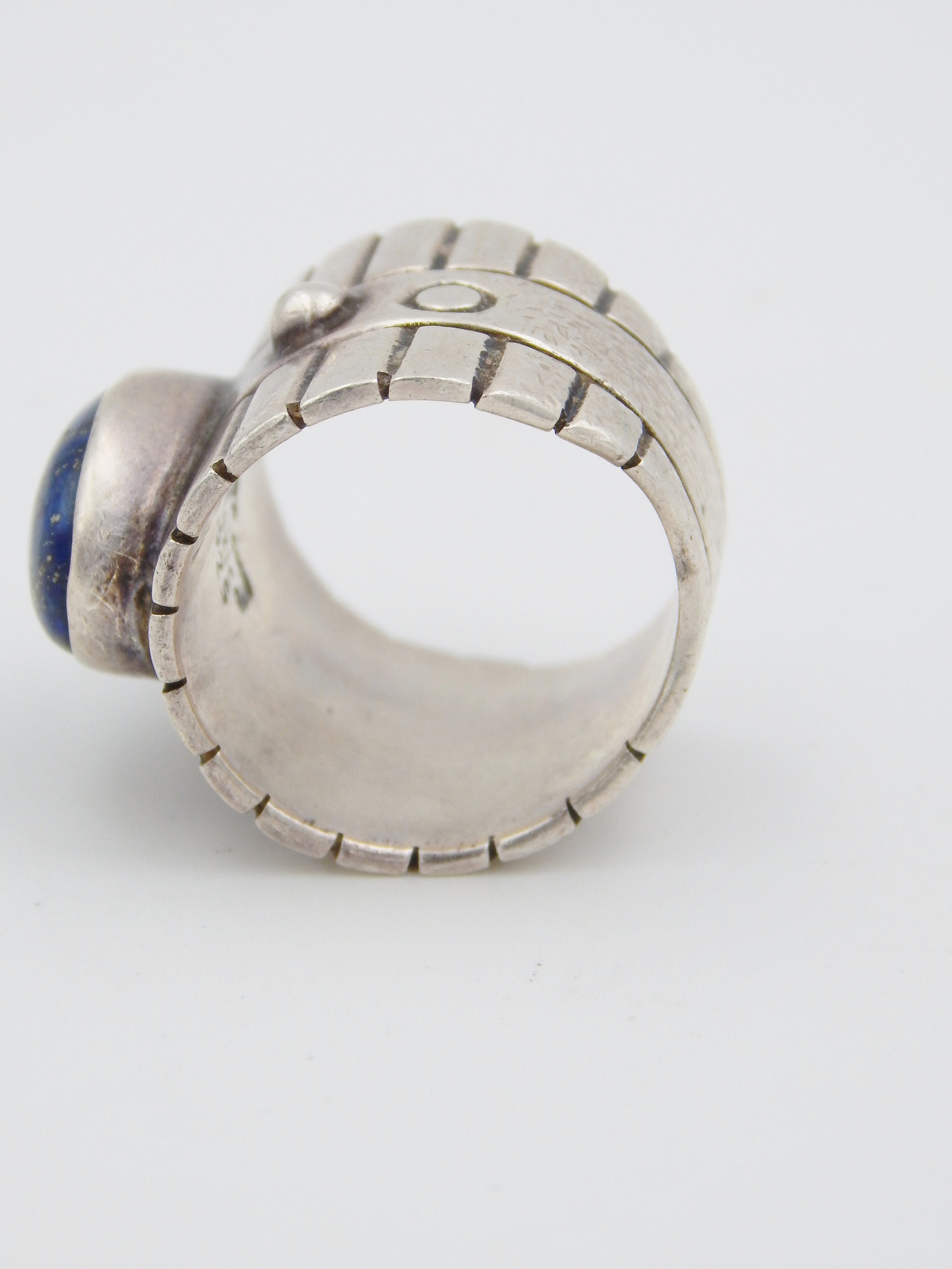 RAPUL CANO Blue Lapis 925 Ring Mexico Beauty - Etsy
