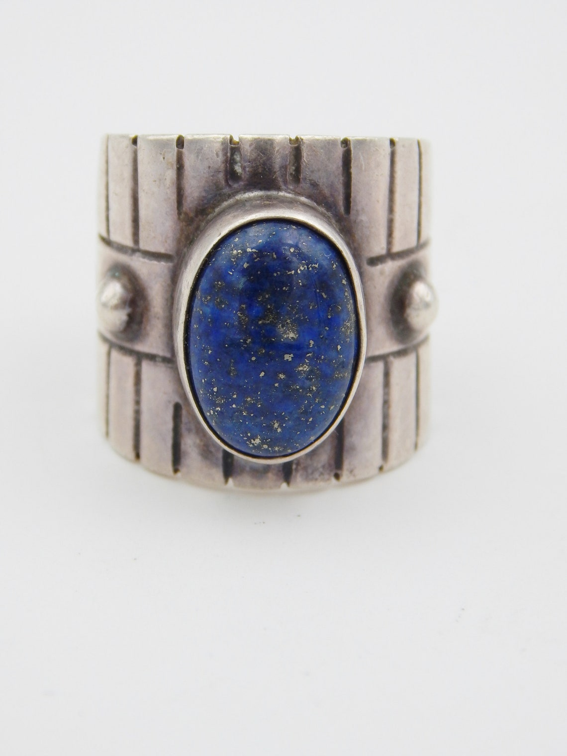 RAPUL CANO Blue Lapis 925 Ring Mexico Beauty - Etsy