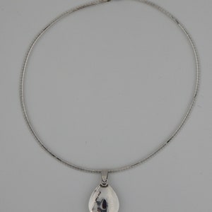 BEA TOM Amethyst Sterling Silver Pendant Necklace Stunning - Etsy