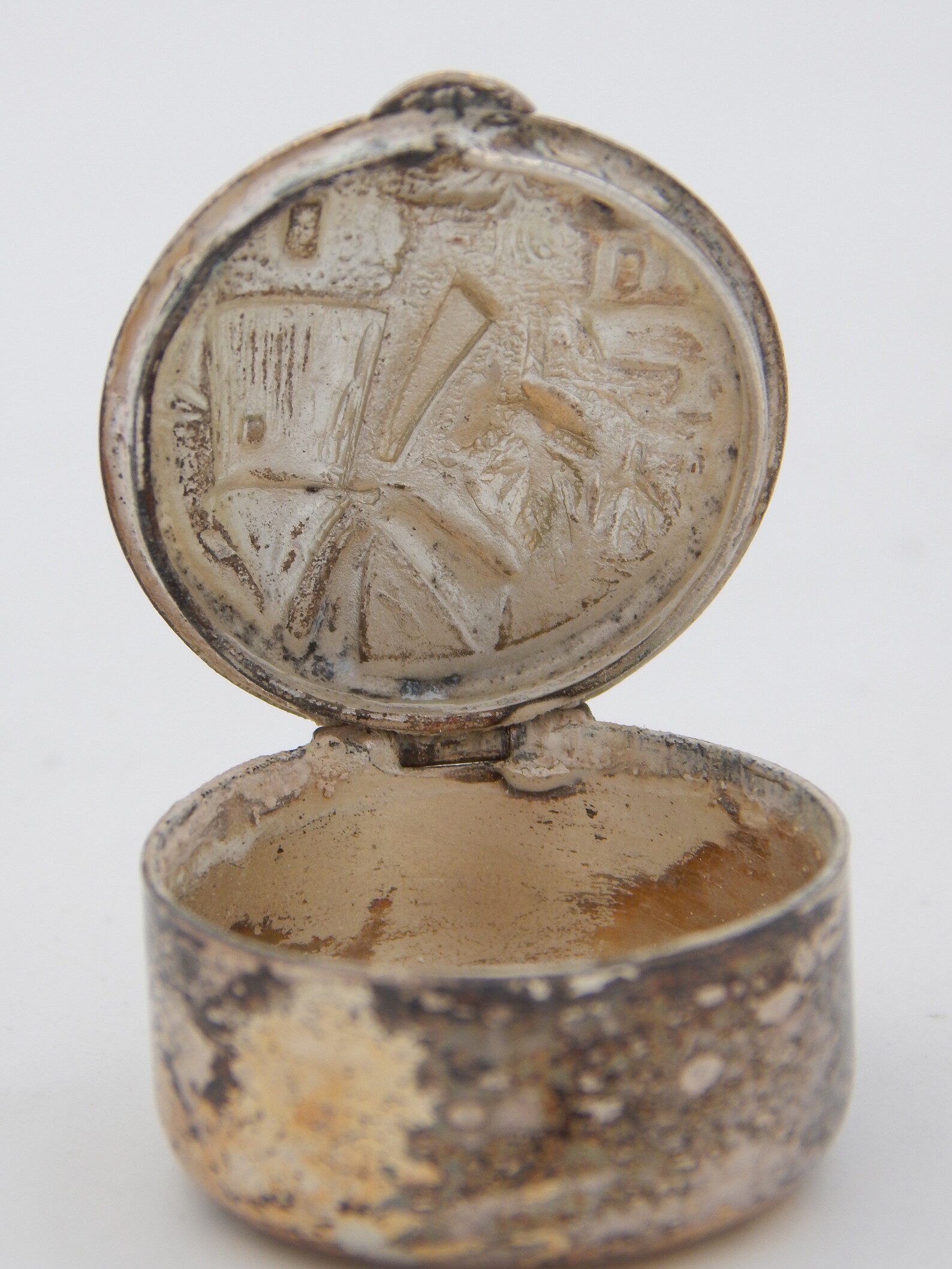 NAPIER Windmill Trinket Pill Box Loved - Etsy