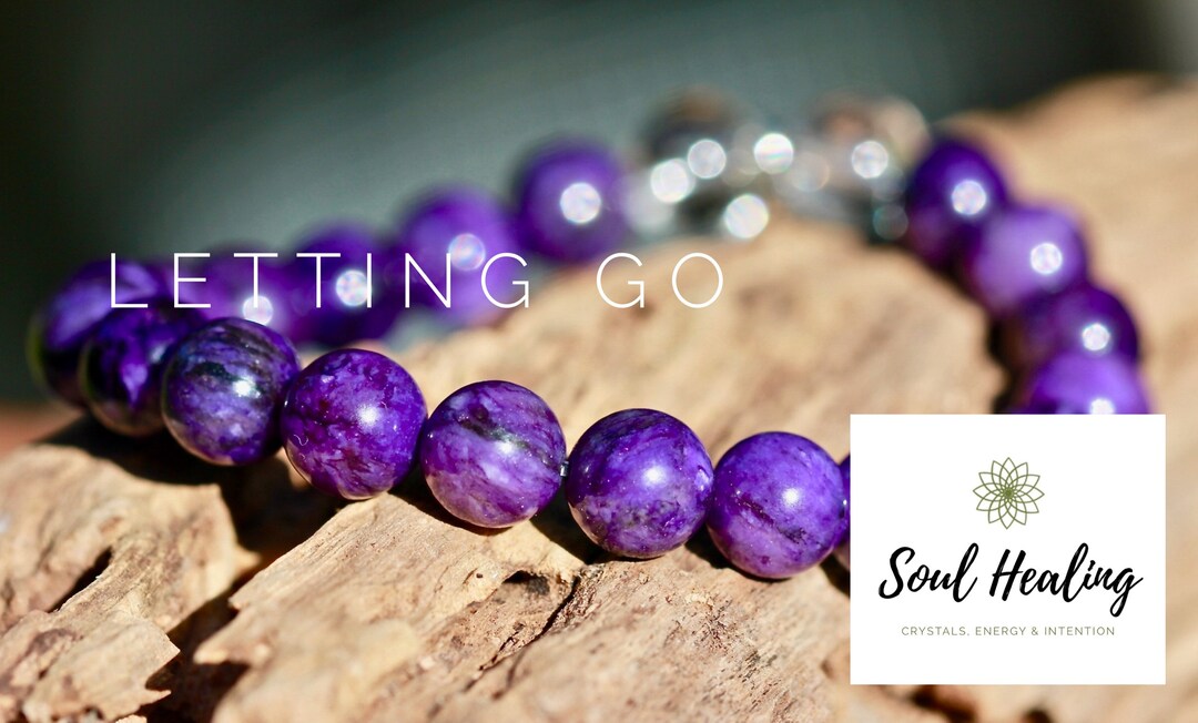 Charoite Stones, Quartz Crystal Stones, 925 Sterling Silver, Gemstone ...