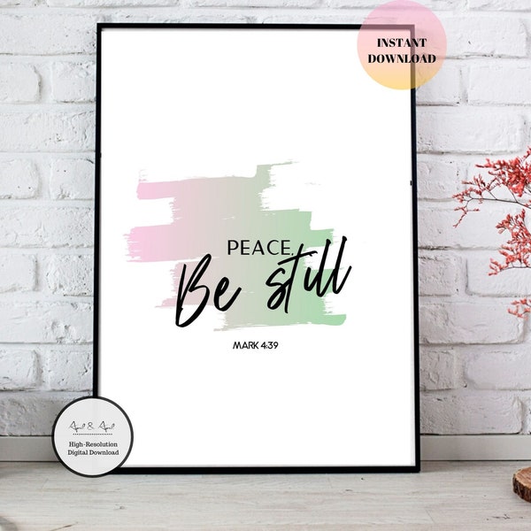 Peace Be Still - Etsy