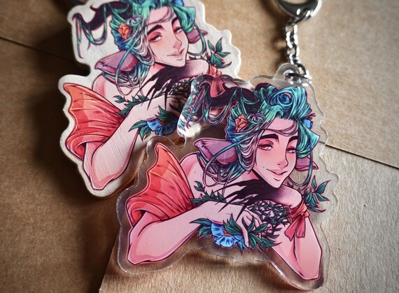 Critical Role Fearne Keyring Keychain - Etsy UK