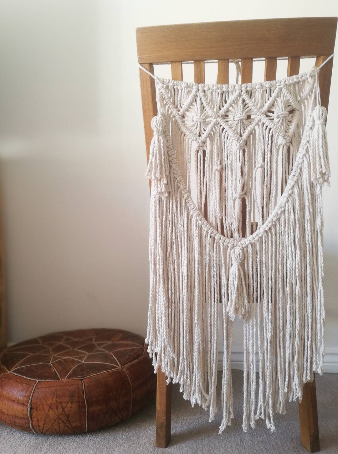 Boho Macramé Wedding Chair Back - Etsy