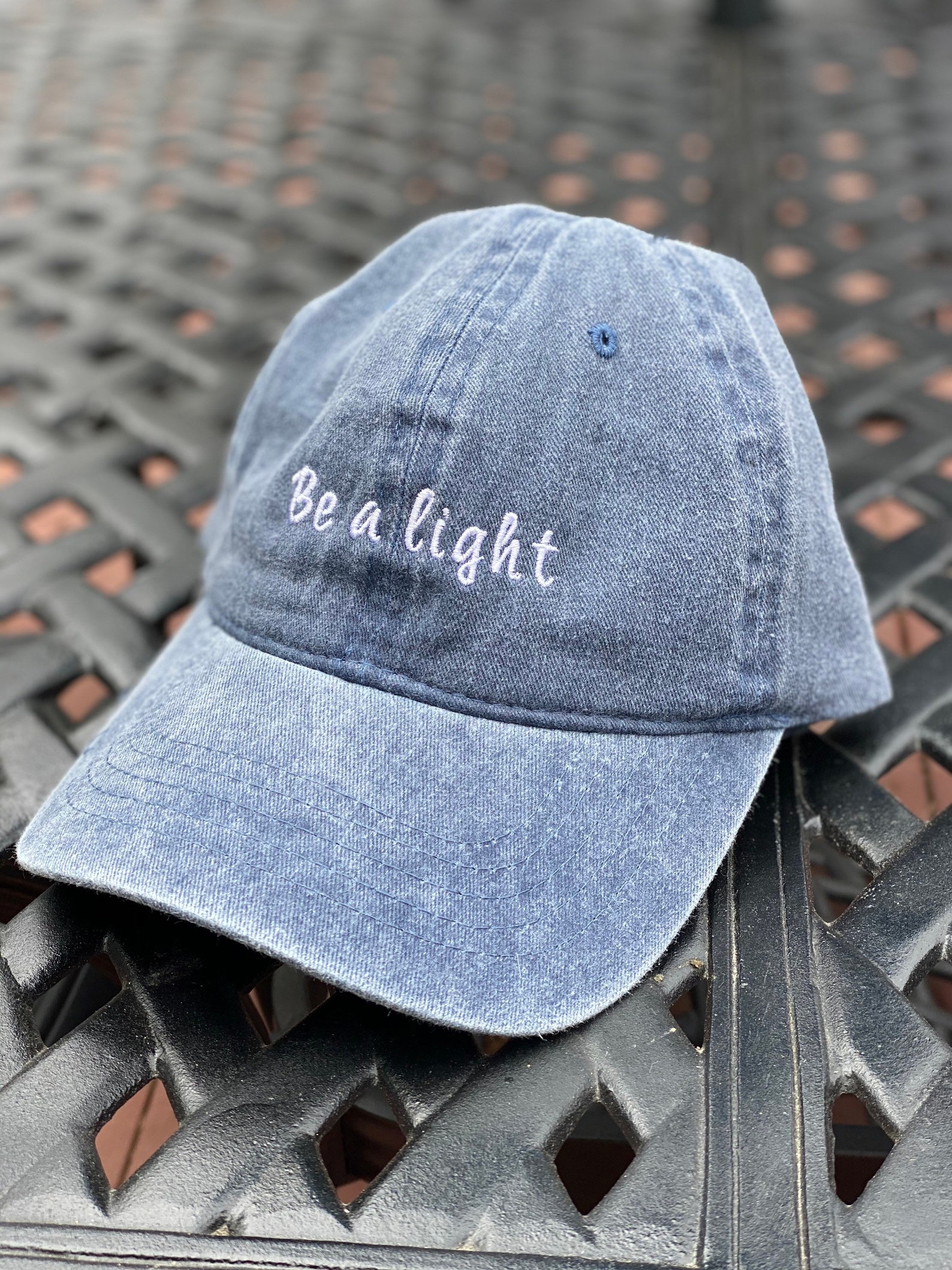 Embroidered Baseball Cap Be a Light Baseball Cap | Etsy