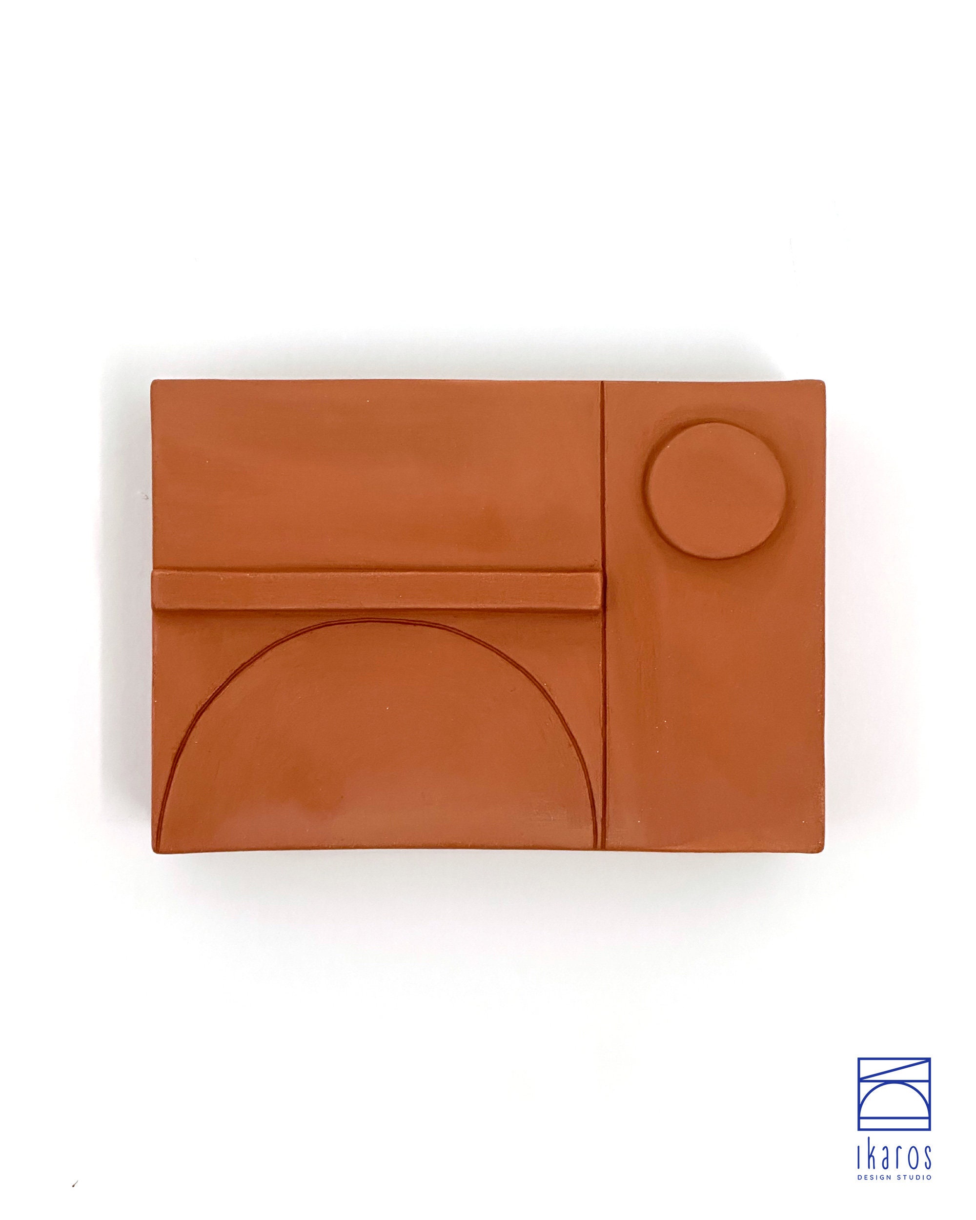 Rectangle Handmade Terracotta Ceramic Wall Hanging Planter, Made-to ...