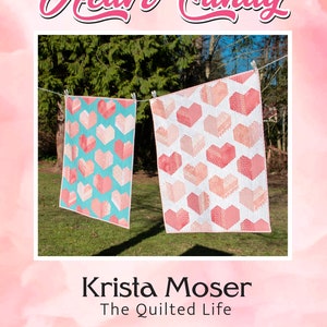 Heart Candy Krista Moser Patterns Modern Quilt Pattern Uses - Etsy