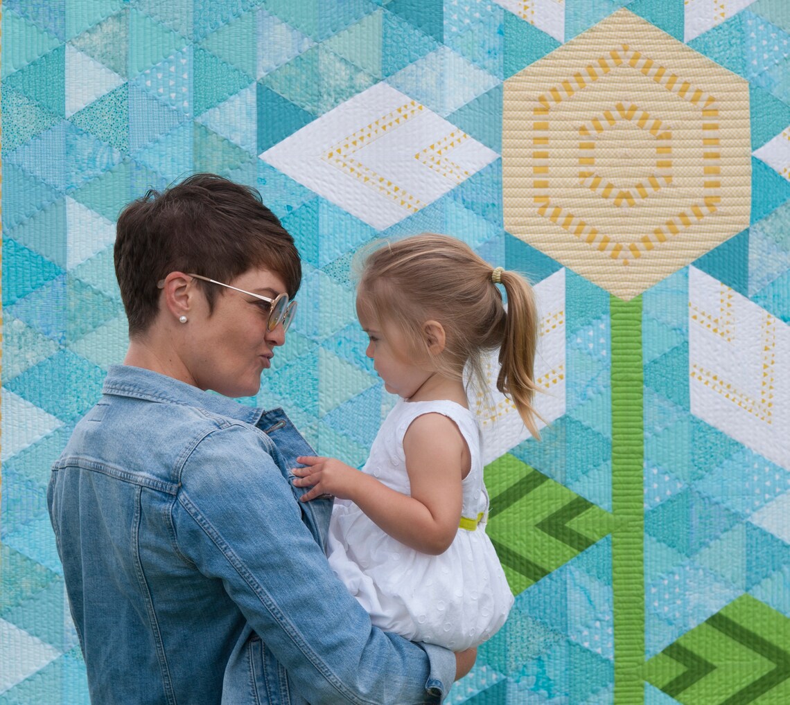 Big Sky Bloom Krista Moser Modern Quilt Pattern CGR60DIA - Etsy