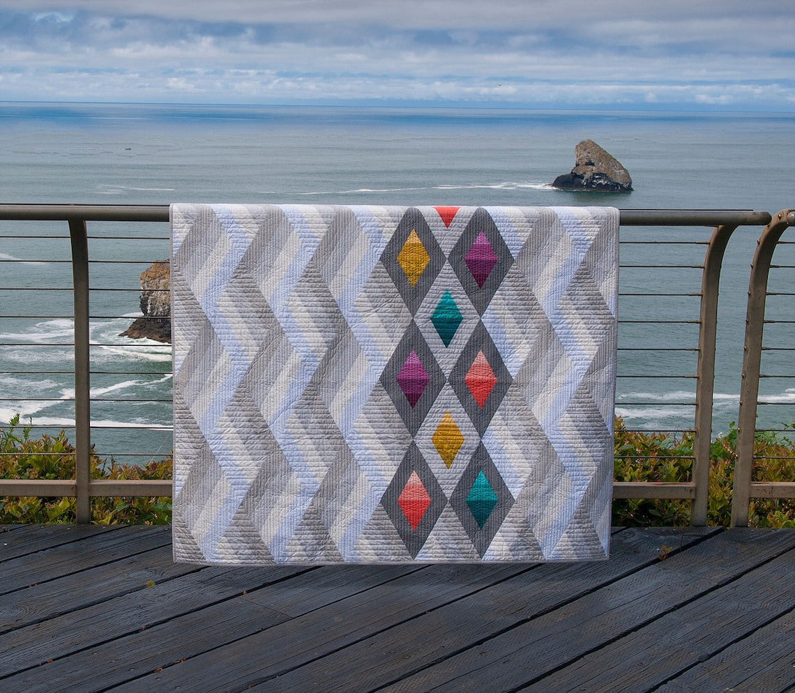 Woven Jewelbox Krista Moser Modern Quilt Patterns, Cut Loose Press ...
