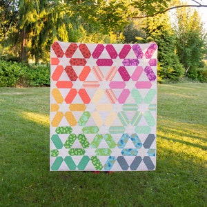 Bespoke Stars, Krista Moser Patterns, Modern Quilt Pattern, Uses Large ...