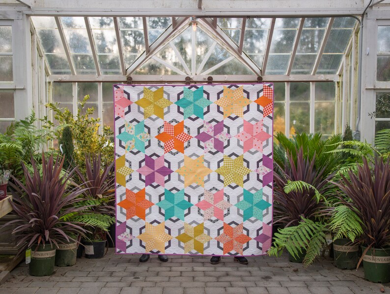 Vintage Windmill Krista Moser Modern Quilt Pattern | Etsy