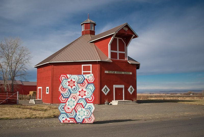 Summer Swag, Krista Moser Patterns, Modern Quilt Pattern, Uses Large 60 ...