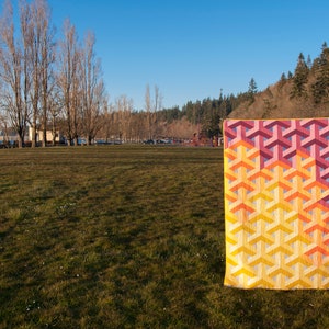 Entangled Sky, Krista Moser Patterns, Escher Quilt Pattern, 3D Quilting ...