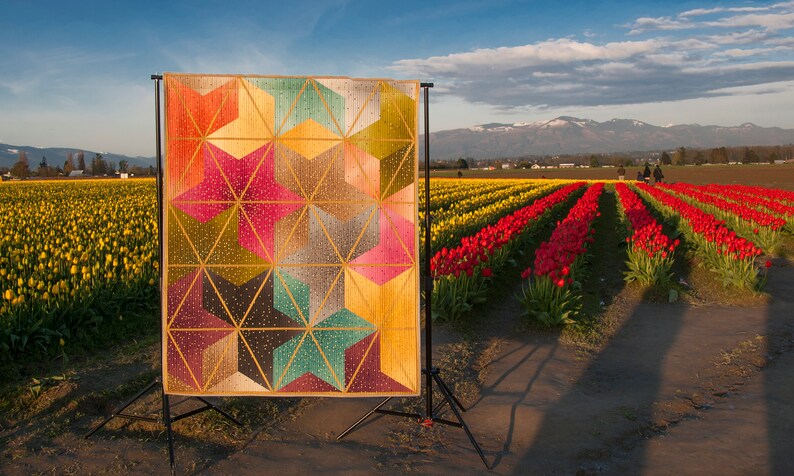 Ombre Blossoms Krista Moser Patterns Modern Quilt Pattern - Etsy
