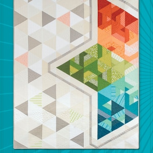 Double Struck Star, Krista Moser Patterns, Modern Quilt Pattern, Uses ...