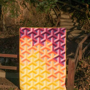 Entangled Sky Krista Moser Patterns, Escher Quilt Pattern, Modern Quilt ...