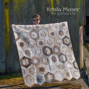 Honeycomb Hexagon, Krista Moser Modern Quilt Patterns, Uses Large 60 ...