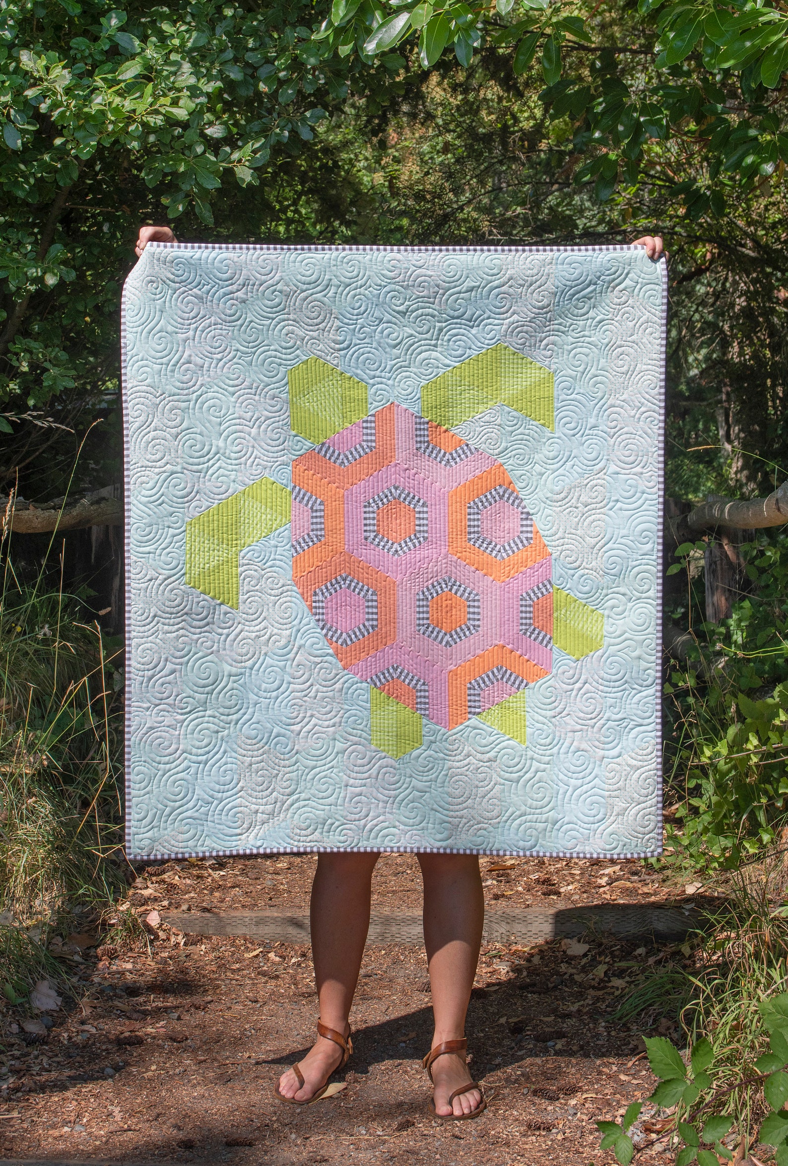 Tully the Turtle, Krista Moser Patterns, Turtle Quilt, Modern Quilt ...