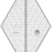 Hollow Star Table Runner, Krista Moser Modern Quilt Pattern, Cut Loose ...