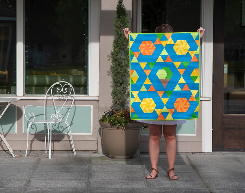 Two Scoops Krista Moser Patterns, Modern Quilt Pattern, Ice Cream Cone ...