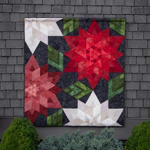 Crimson Christmas, Krista Moser Modern Quilt Patterns, Use Large 60 ...